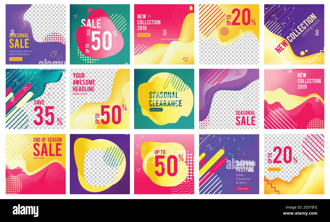 Offers Banners Editable Simple Business Promo Media Layout Vector Offers Banners Editable Simple Business Promo Media Layout Vector