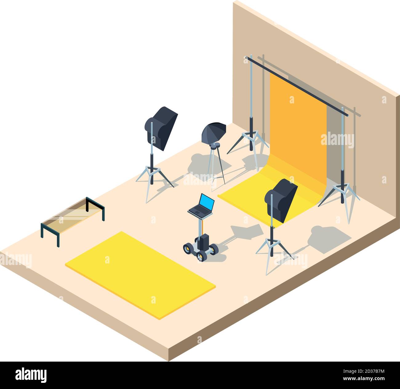 Professional modern camera empty Stock Vector Images - Alamy