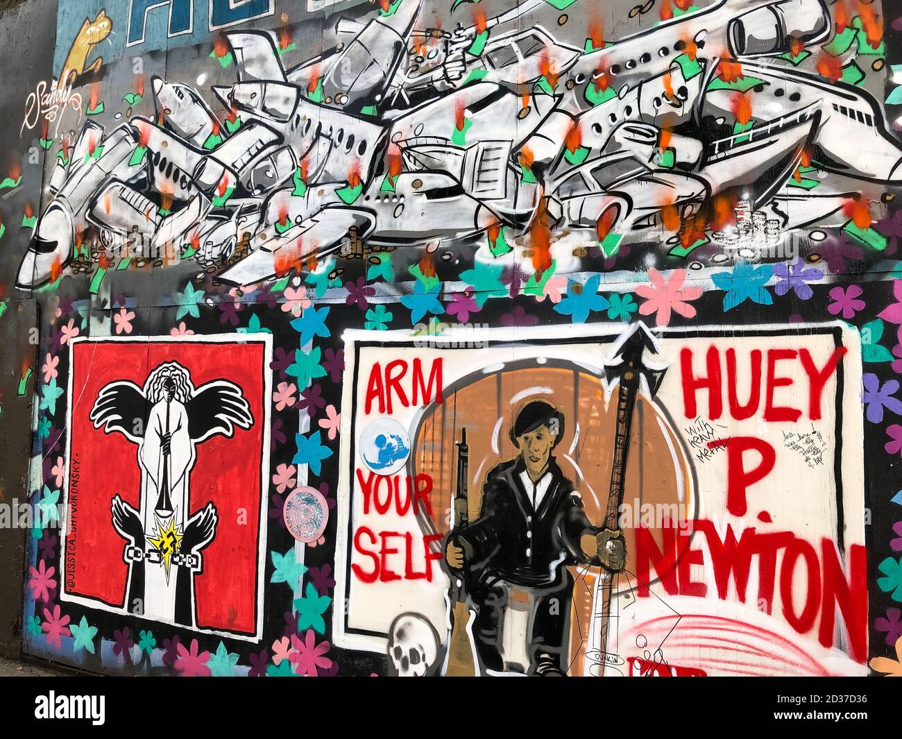 Seattle, USA - Sep - 20, 2020: Graffiti in the Pioneer Square ...