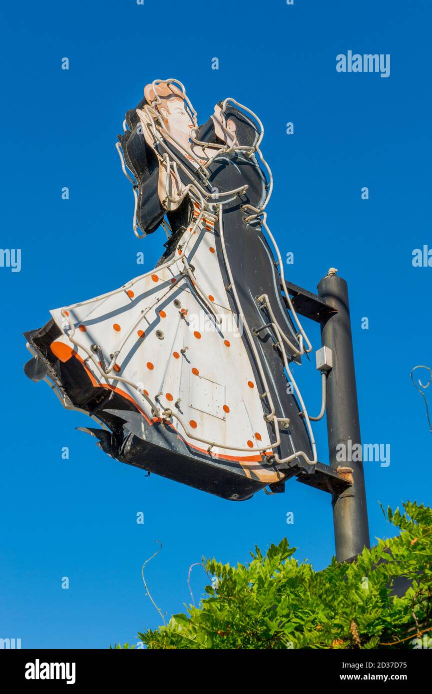 Dancing couple neon sign of the Ballroom Lounge in Seattle s Fremont ...