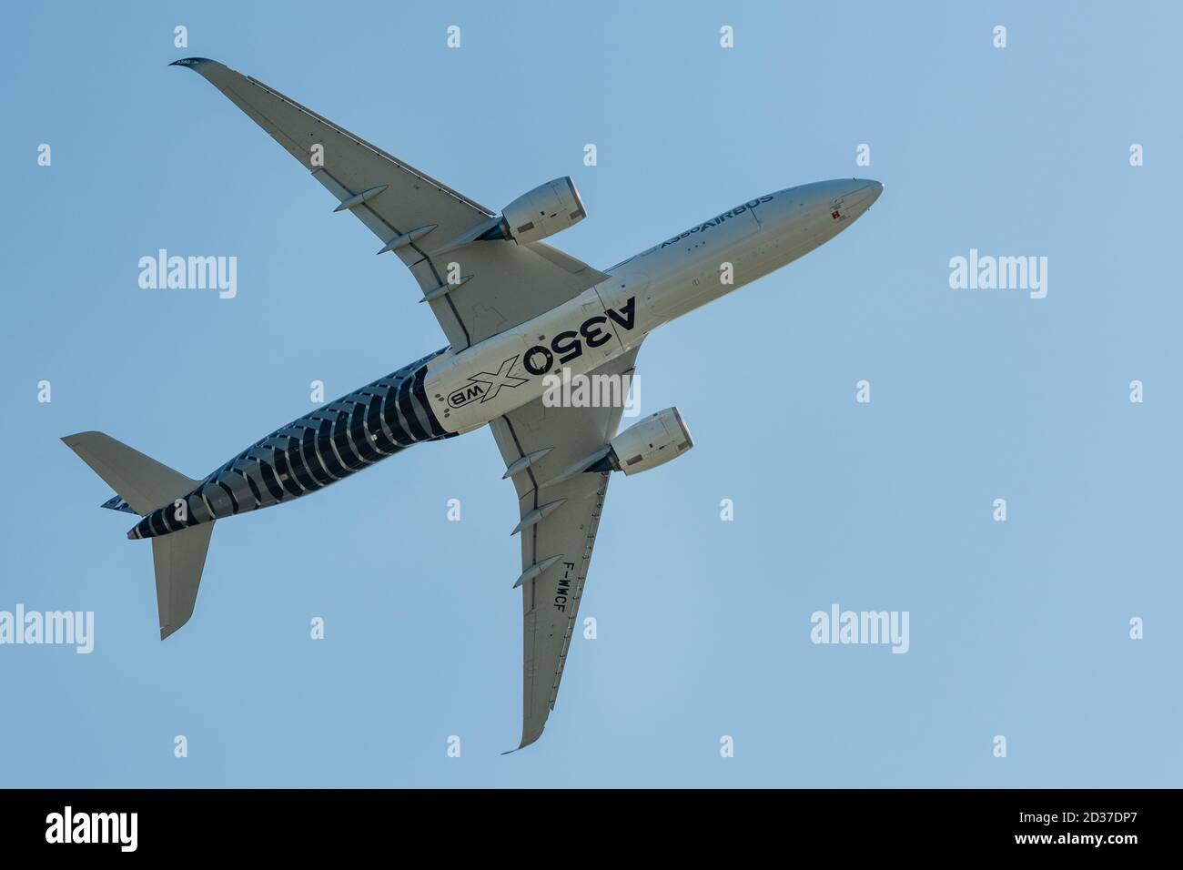 August 30, 2019. Zhukovsky, Russia. long-range wide-body twin-engine ...