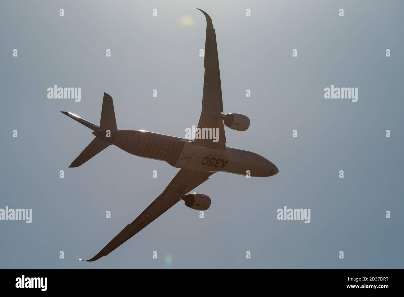 August 30, 2019. Zhukovsky, Russia. long-range wide-body twin-engine ...