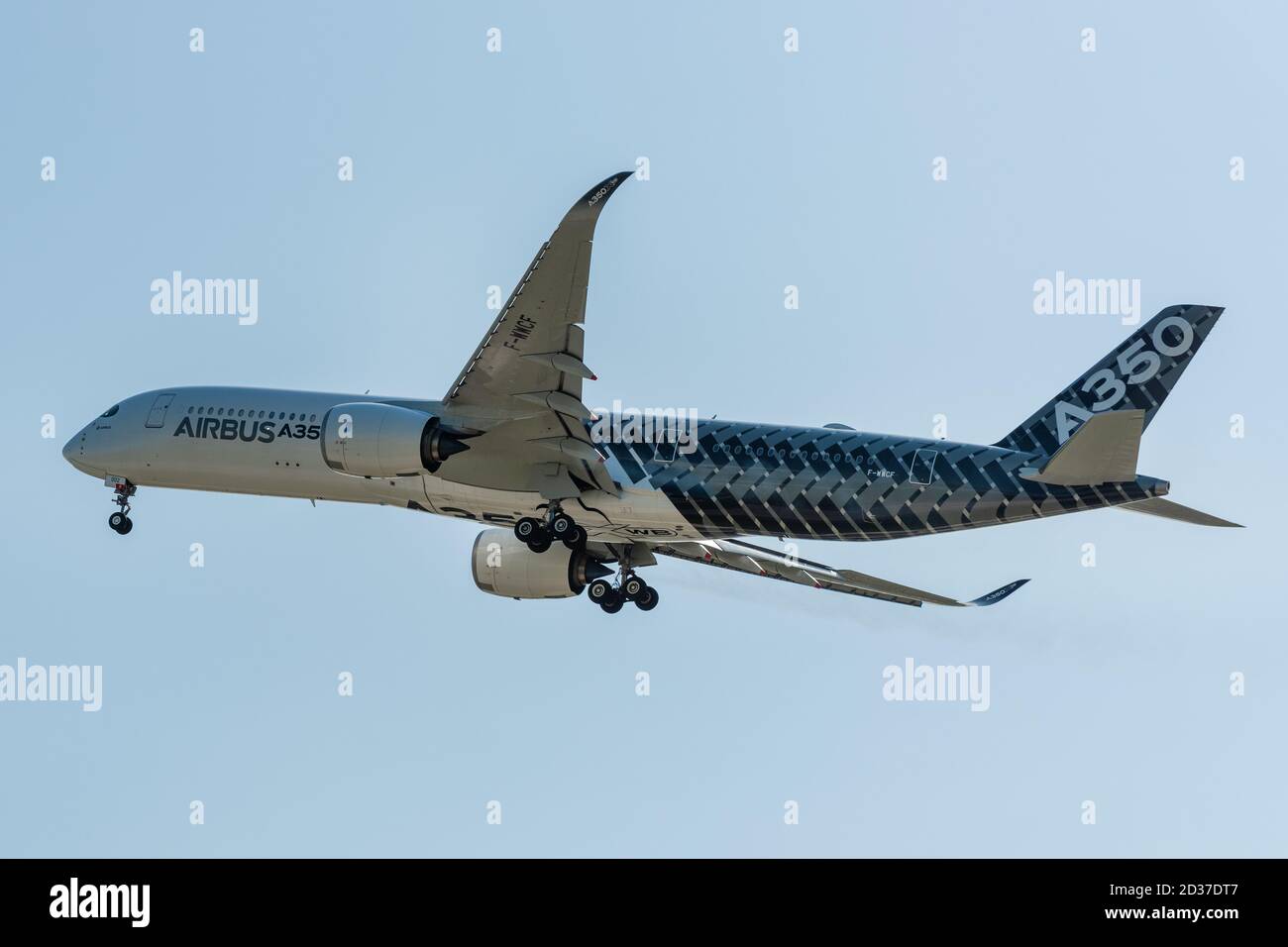 August 30, 2019. Zhukovsky, Russia. long-range wide-body twin-engine ...