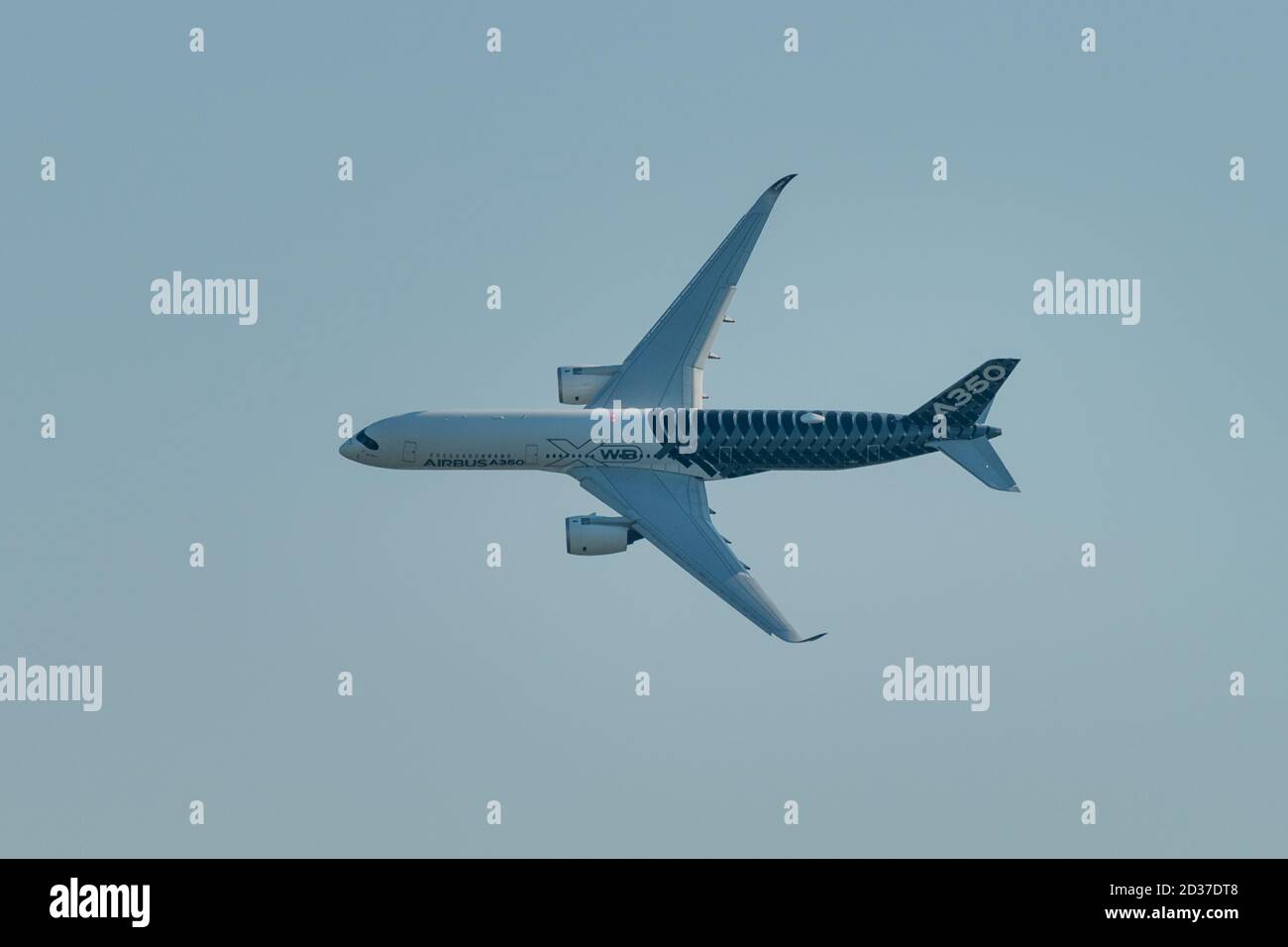 August 30, 2019. Zhukovsky, Russia. long-range wide-body twin-engine ...