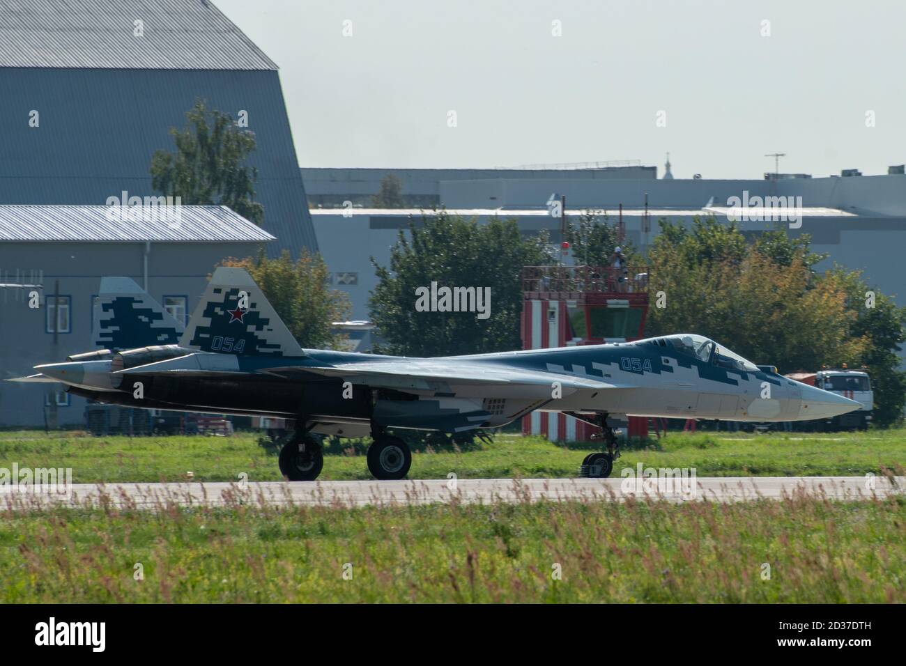 August 30, 2019. Zhukovsky, Russia. fifth-generation promising Russian ...