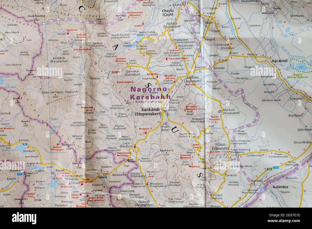 Republic of artsakh map hi-res stock photography and images - Alamy