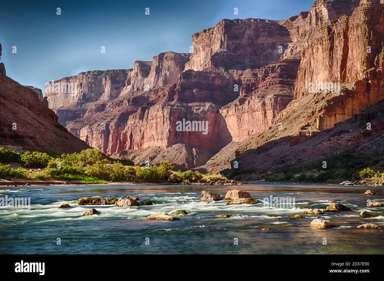 The Colorado River runs through the Grand Canyon Stock Photo - Alamy