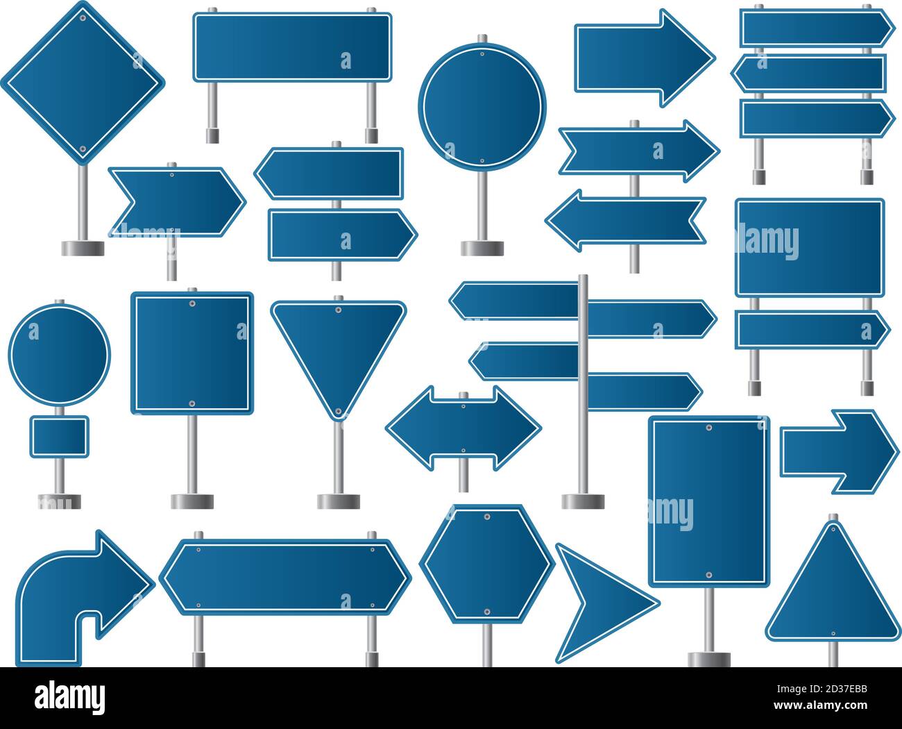 Road indicators Stock Vector Images - Alamy