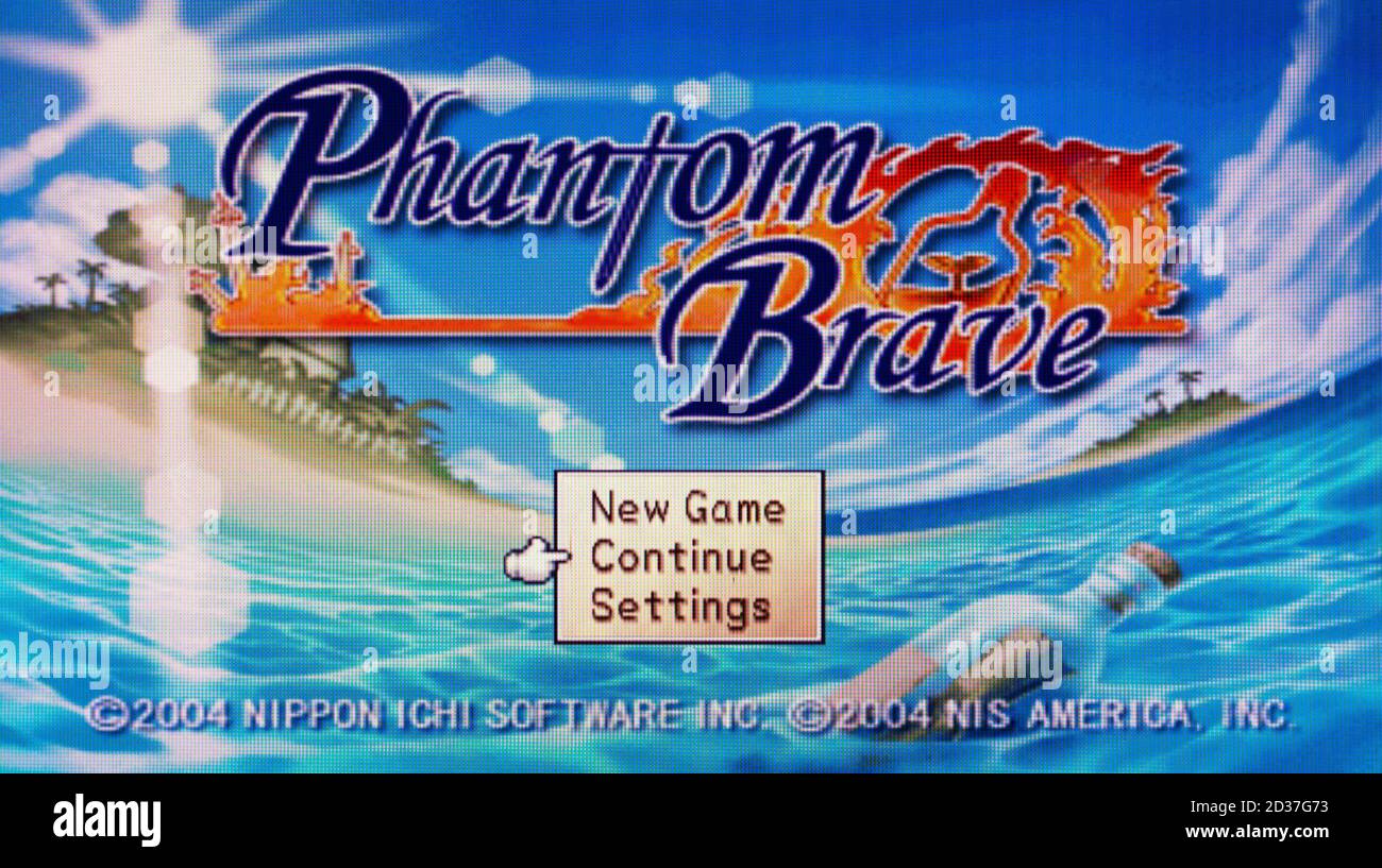 Phantom Brave - Sony Playstation 2 PS2 - Editorial use only Stock Photo ...