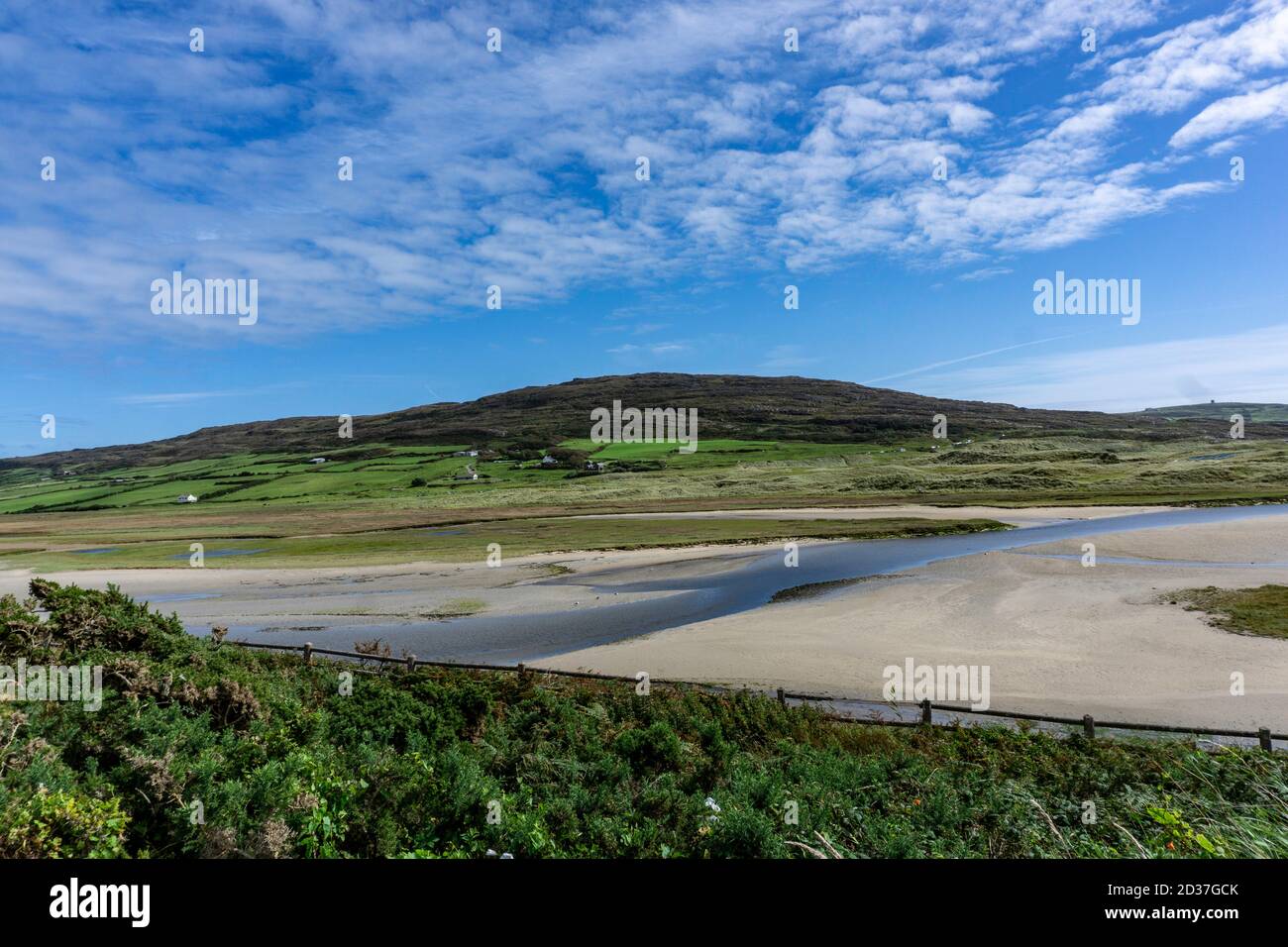 The landscape around Barleycove Beach in West Cork, Ireland, The beach ...