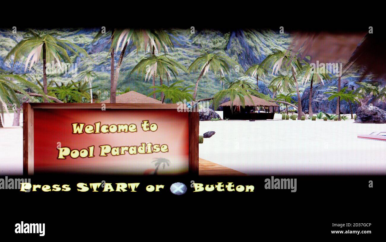 Pool Paradise - Sony Playstation 2 PS2 - Editorial use only Stock Photo - Alamy