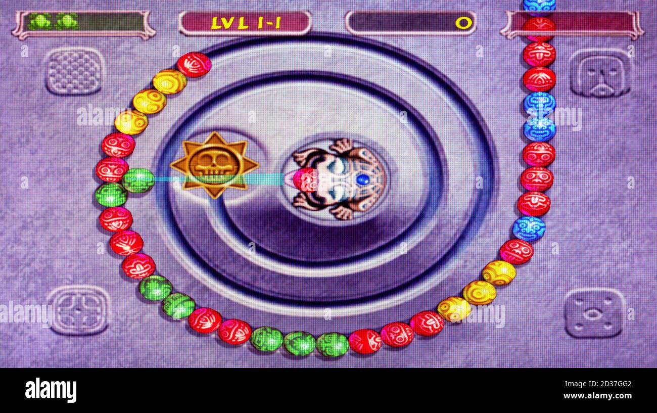 Pop Cap - Zuma - Heavy Weapon - Sony Playstation 2 PS2 - Editorial use ...