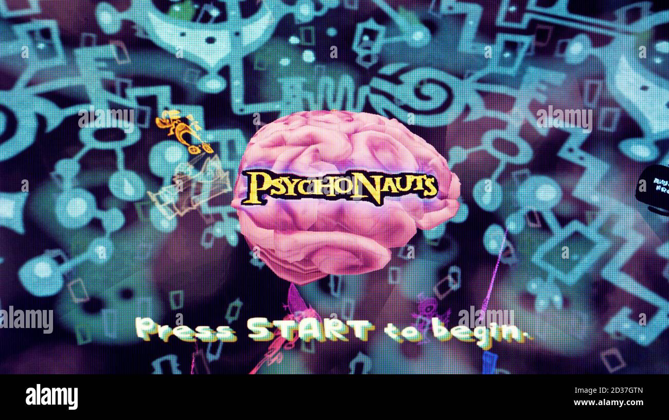 Psychonauts - Sony Playstation 2 PS2 - Editorial use only Stock Photo ...