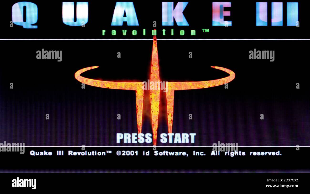 Quake III Revolution- Sony Playstation 2 PS2 - Editorial use only Stock ...