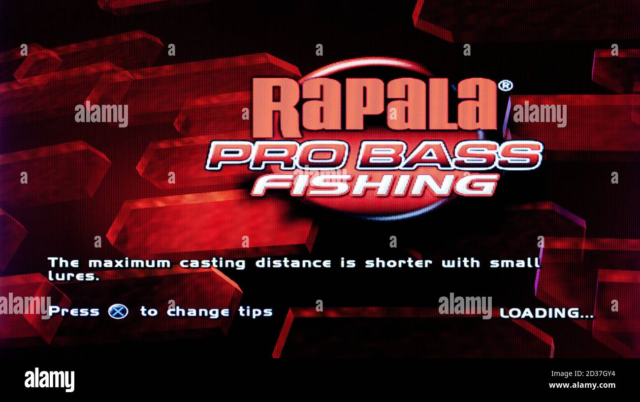 Rapal Pro Bass Fishing - Sony Playstation 2 PS2 - Editorial use only ...