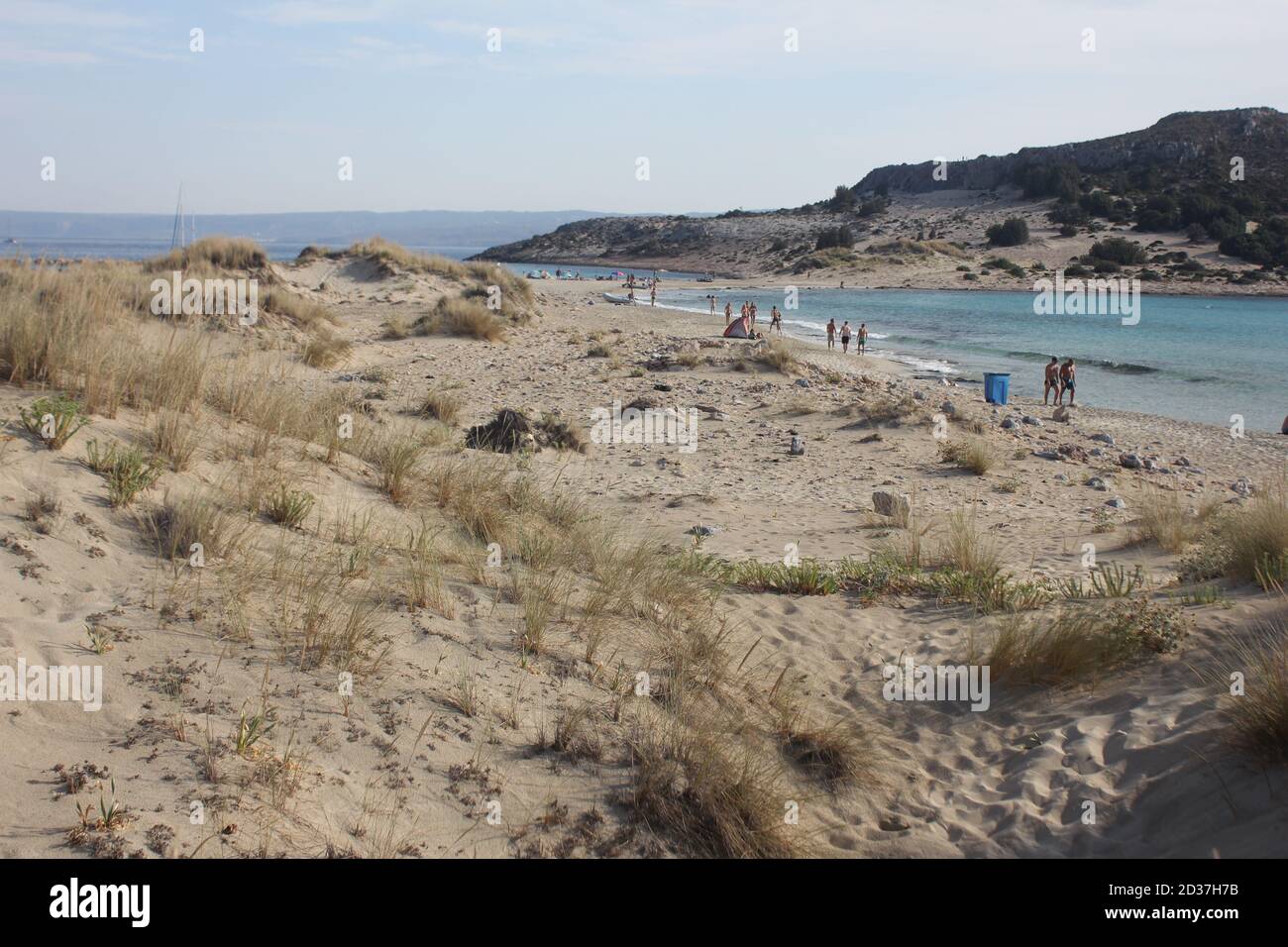 The famous Simos Beach in Elafonisos island , Greece Stock Photo - Alamy