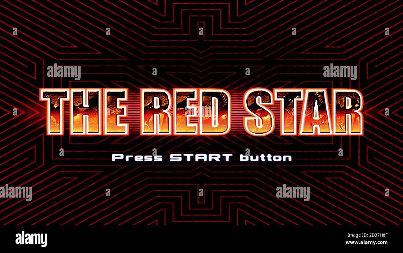 The Red Star - Sony Playstation 2 PS2 - Editorial use only Stock Photo ...