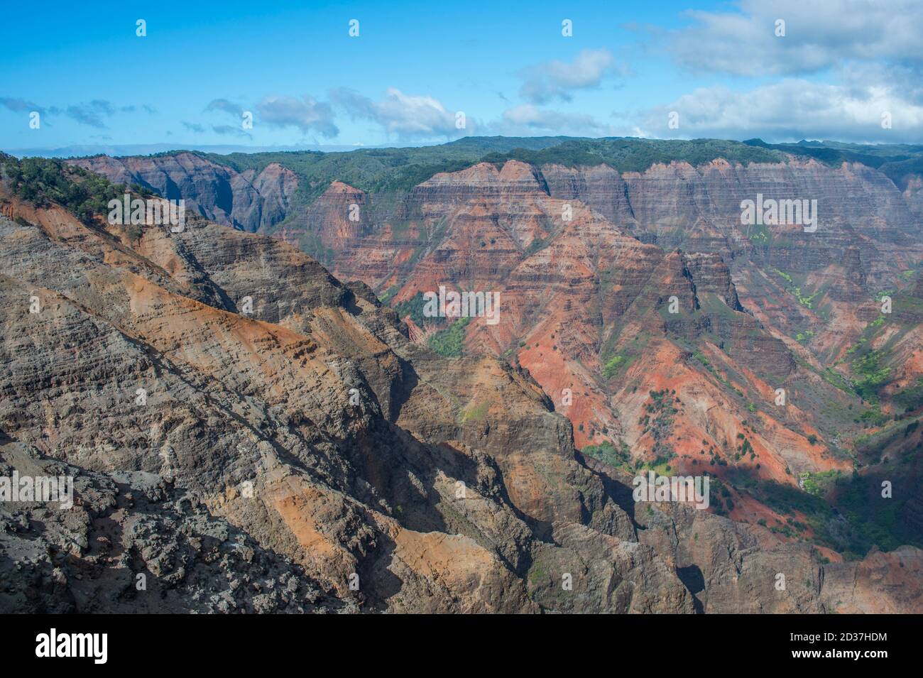 View Of Waimea Canyon Also Known As The Grand Canyon Of The Pacific