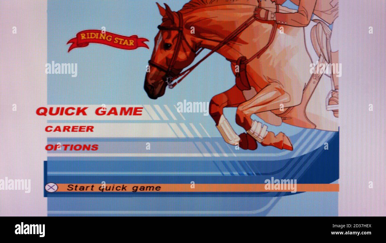Riding Star - Sony Playstation 2 PS2 - Editorial use only Stock Photo ...