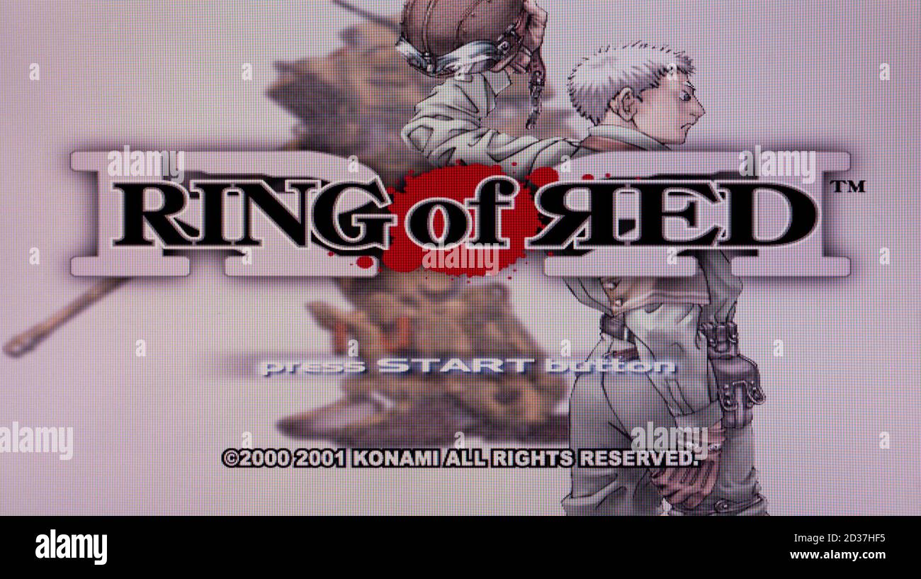 Ring of Red - Sony Playstation 2 PS2 - Editorial use only Stock Photo ...