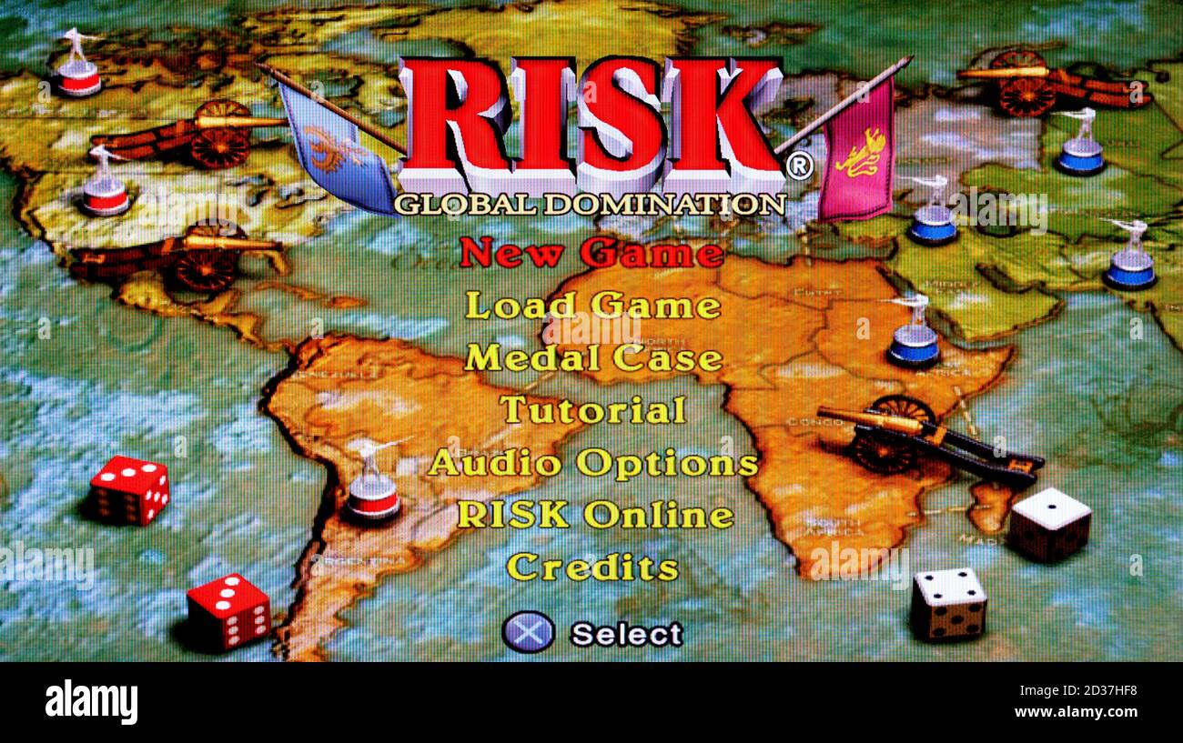 Risk - Global Domination - Sony Playstation 2 PS2 - Editorial use only Stock Photo - Alamy