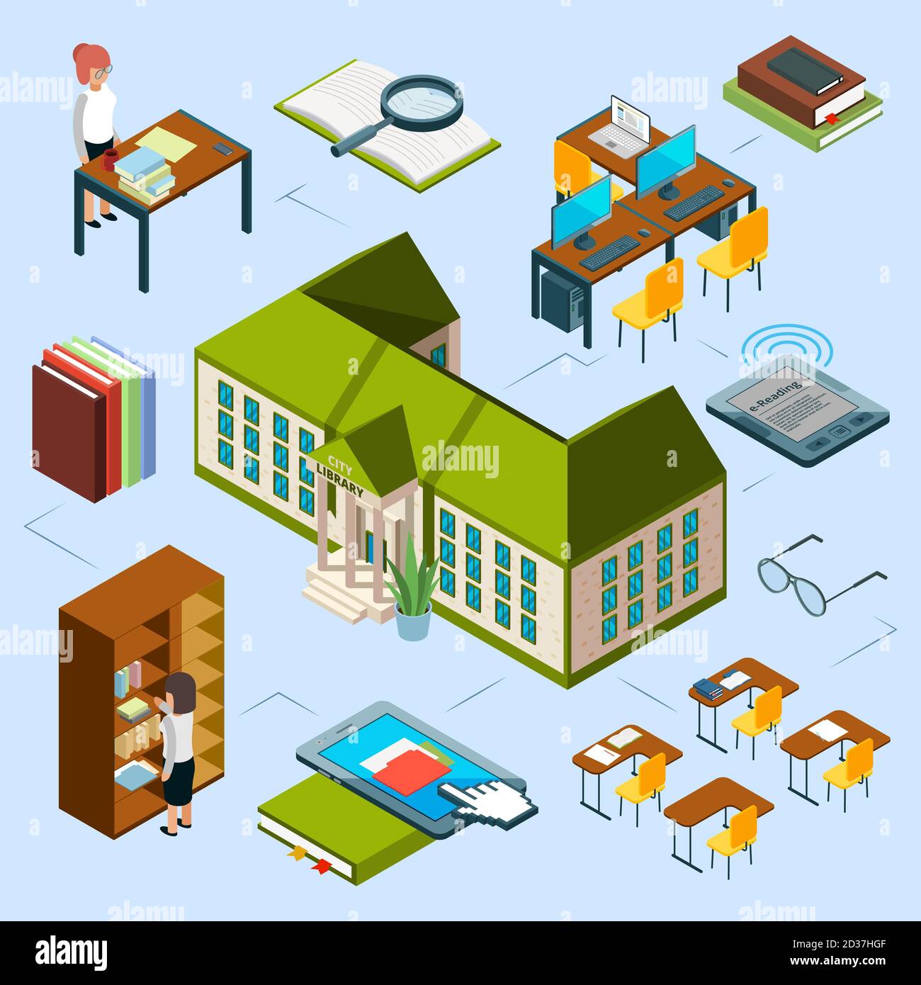 Learning building concept Stock Vector Images - Alamy