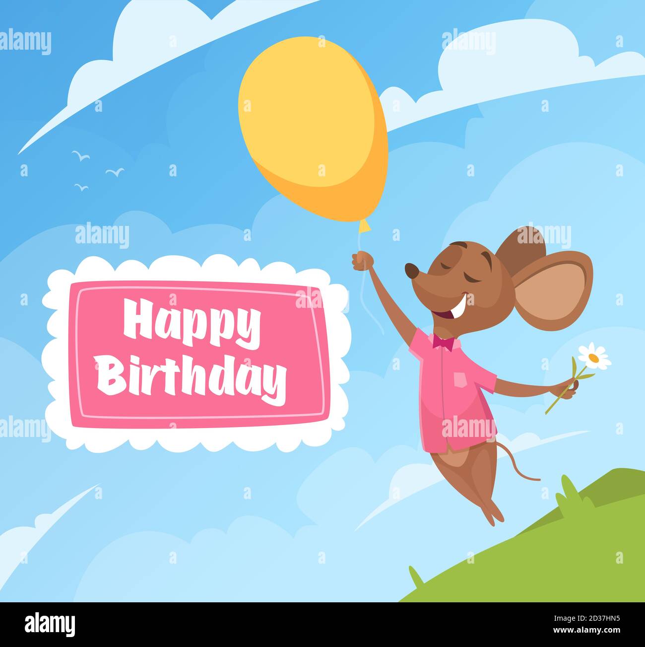 Funny party concept little Stock Vector Images - Alamy