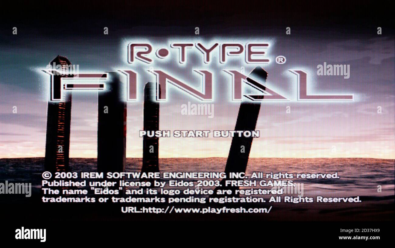R-Type Final - Sony Playstation 2 PS2 - Editorial use only Stock Photo ...