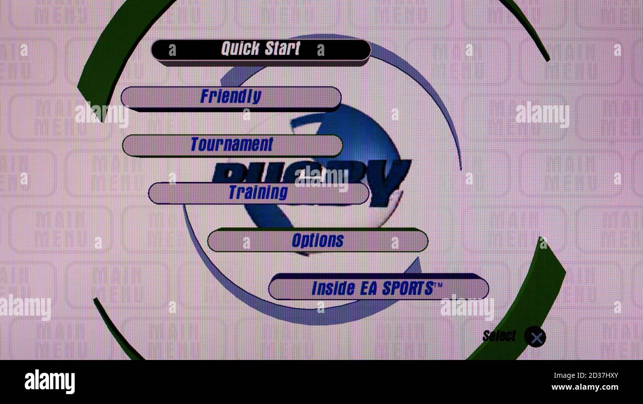 Rugby - Sony Playstation 2 PS2 - Editorial use only Stock Photo - Alamy