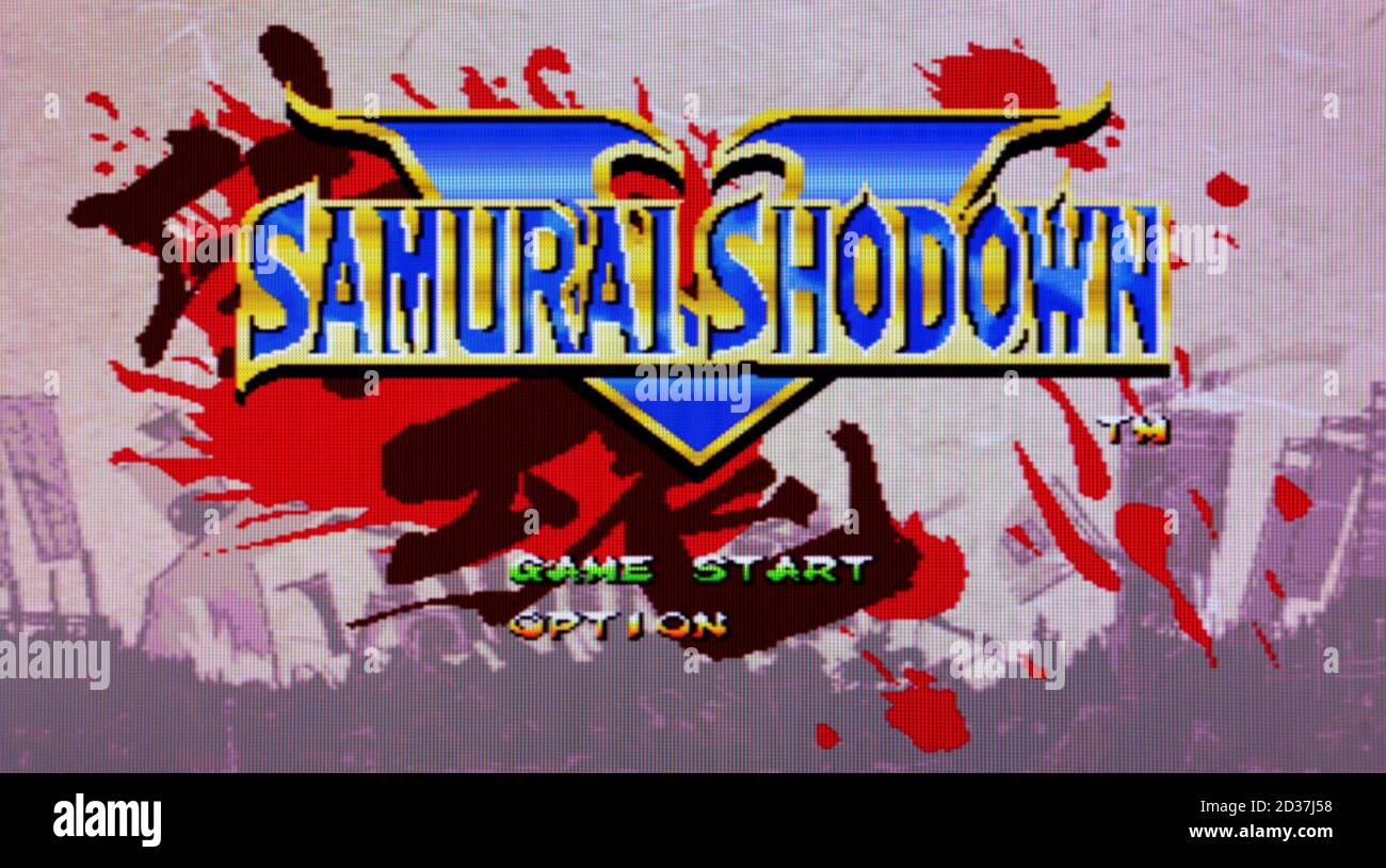 Samurai Showdown Anthology - Sony Playstation 2 PS2 - Editorial use ...