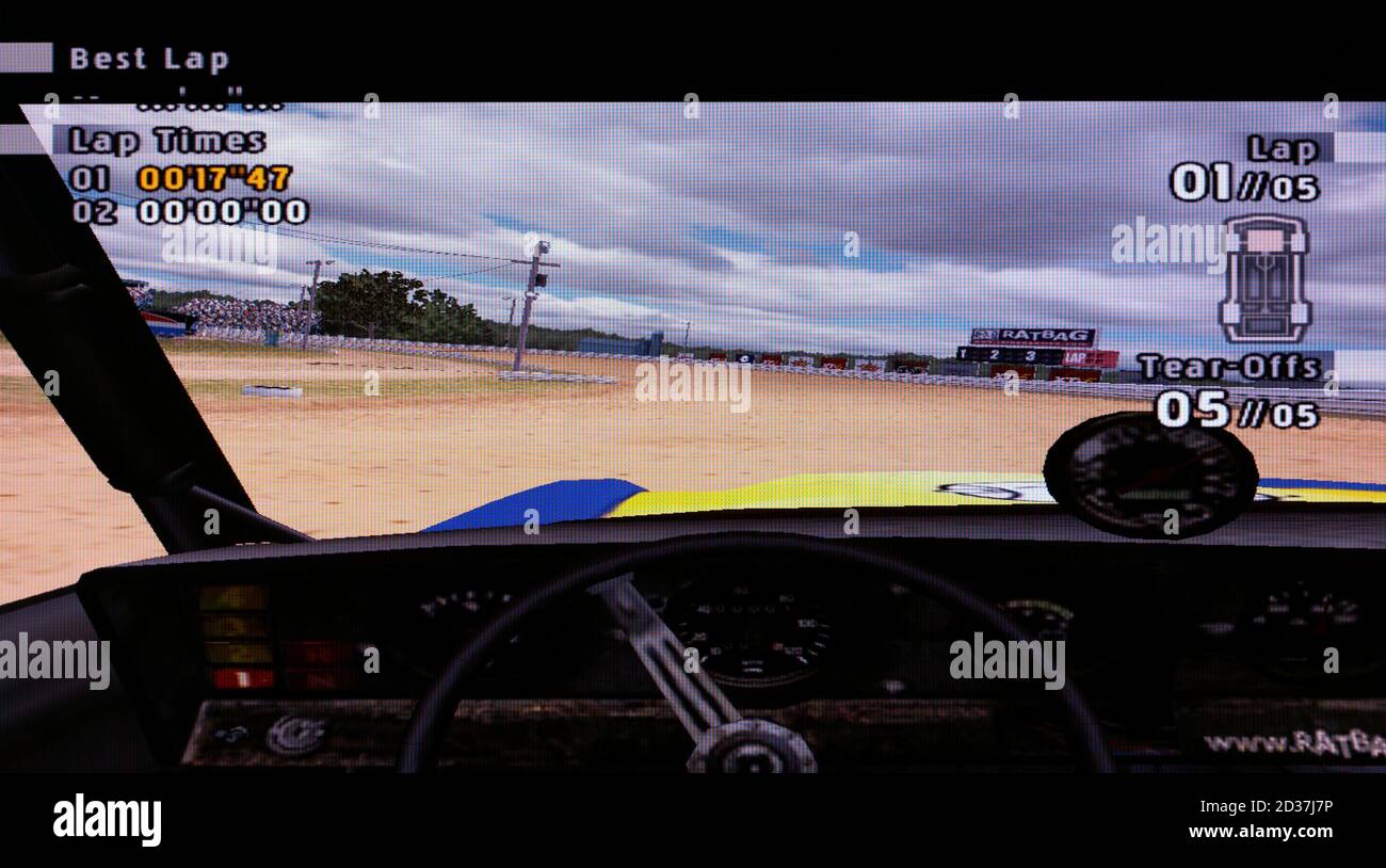 Saturday Night Speedway - Sony Playstation 2 PS2 - Editorial use only ...