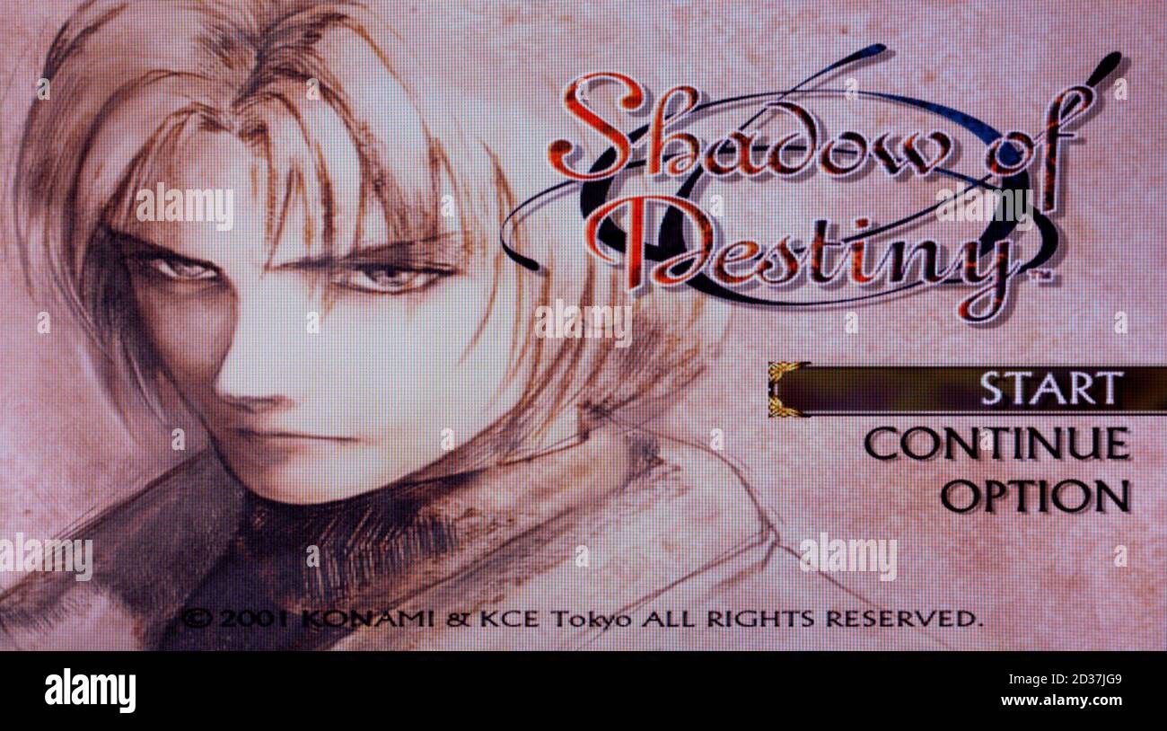 Shadow of Destiny - Sony Playstation 2 PS2 - Editorial use only Stock ...