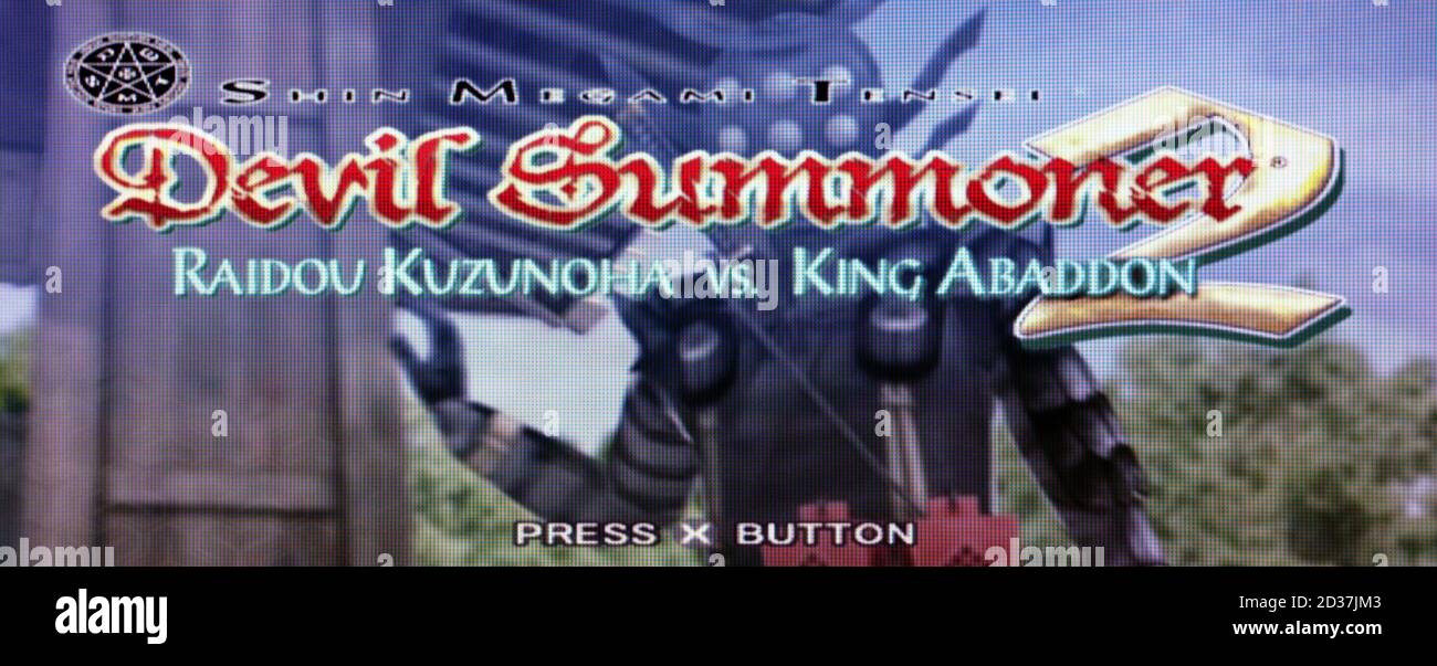 Shin Megami Tensei - Devil Summoner 2 - Raidou Kuzunoha vs King Abaddon - Sony Playstation 2 PS2 ...