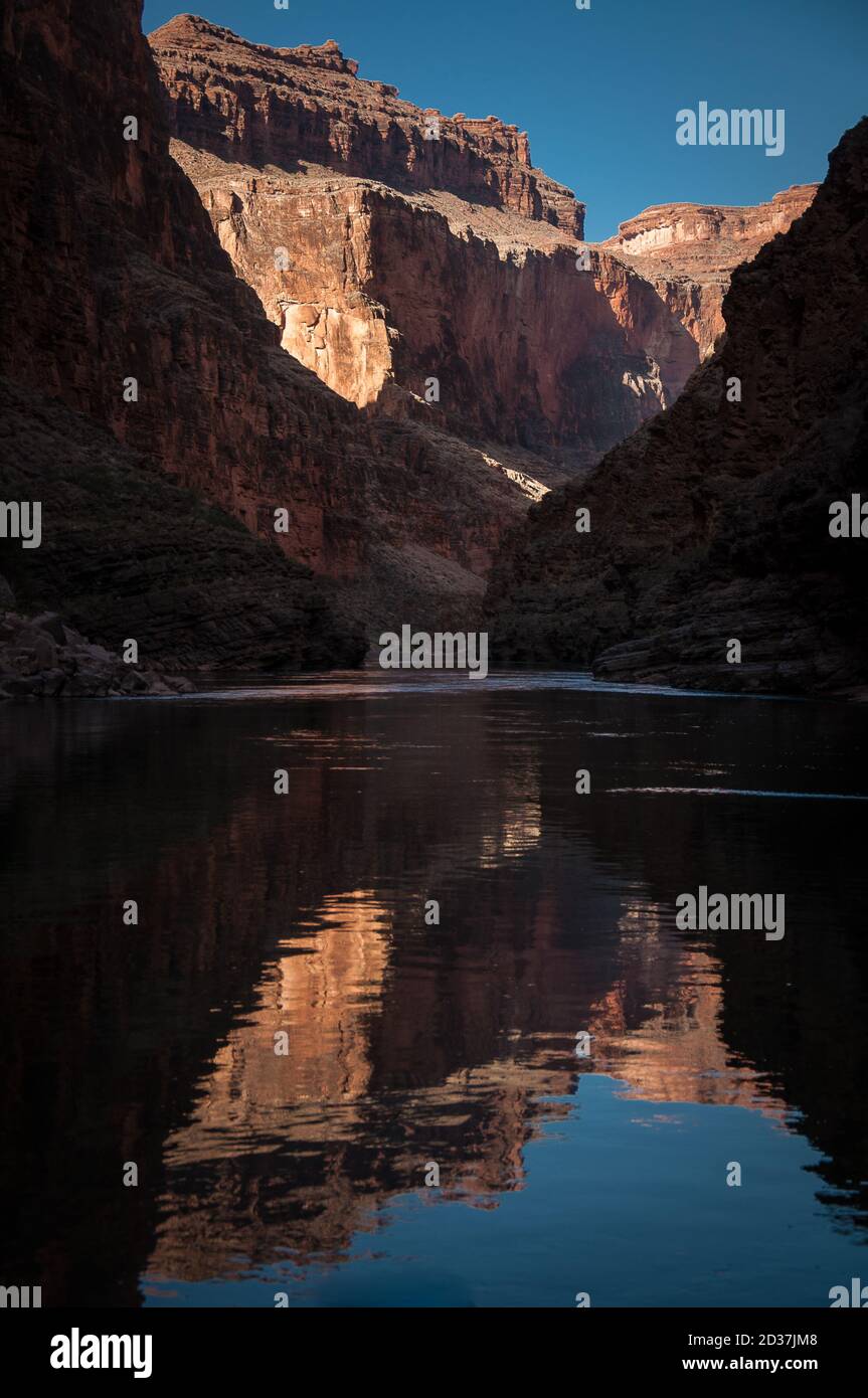 The Colorado River runs through the Grand Canyon Stock Photo - Alamy
