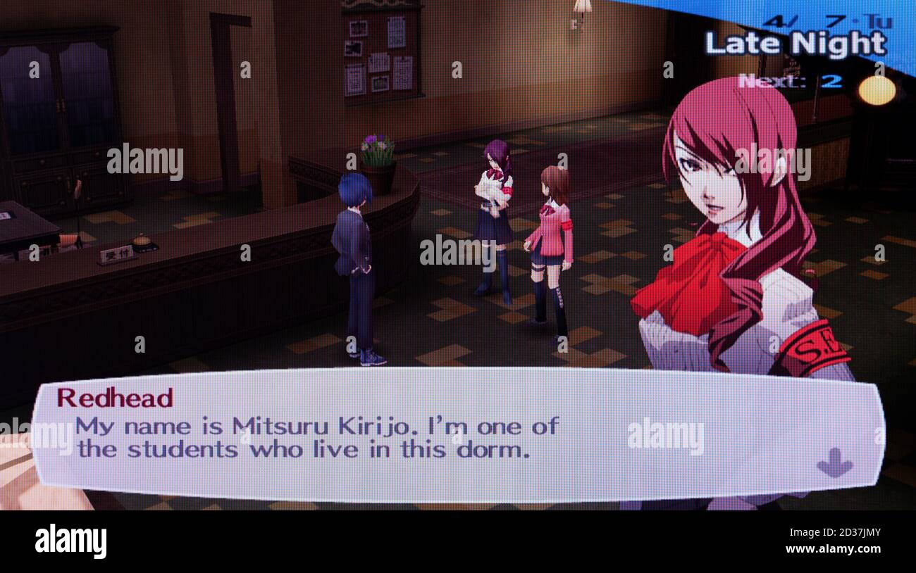 P3 - Persona 3 - Sony Playstation 2 PS2 - Editorial use only Stock ...