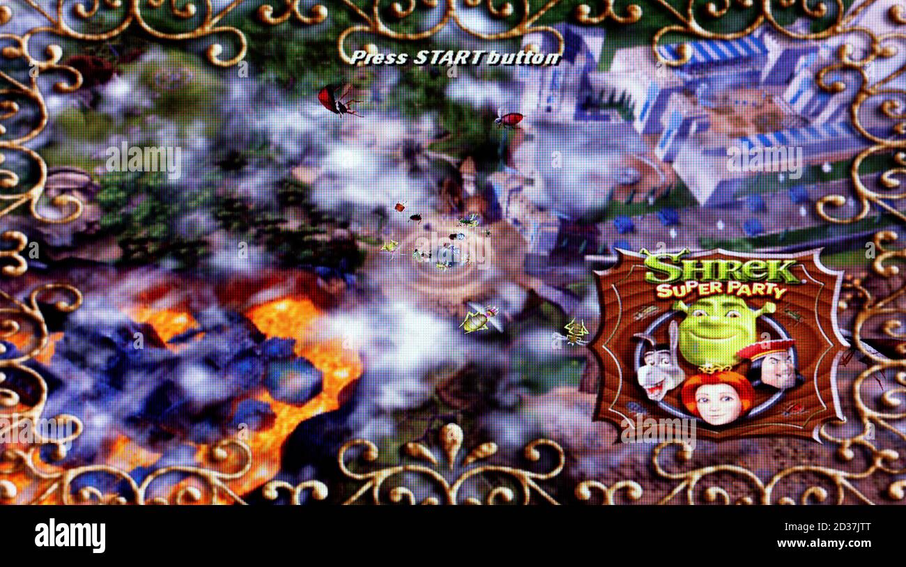 Shrek Super Party - Sony Playstation 2 PS2 - Editorial use only Stock ...