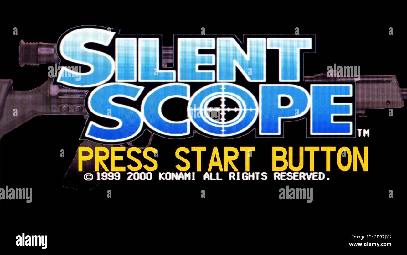 Silent Scope - Sony Playstation 2 PS2 - Editorial use only Stock Photo ...