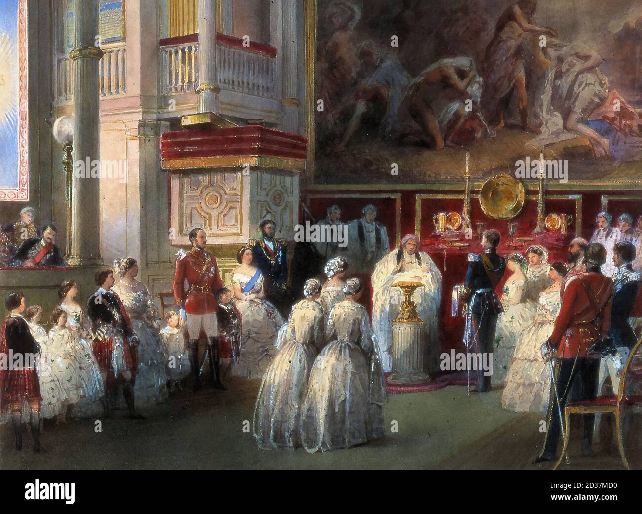 Lundgren Egron - Christening of Princess Beatrice 16 June 1857 ...