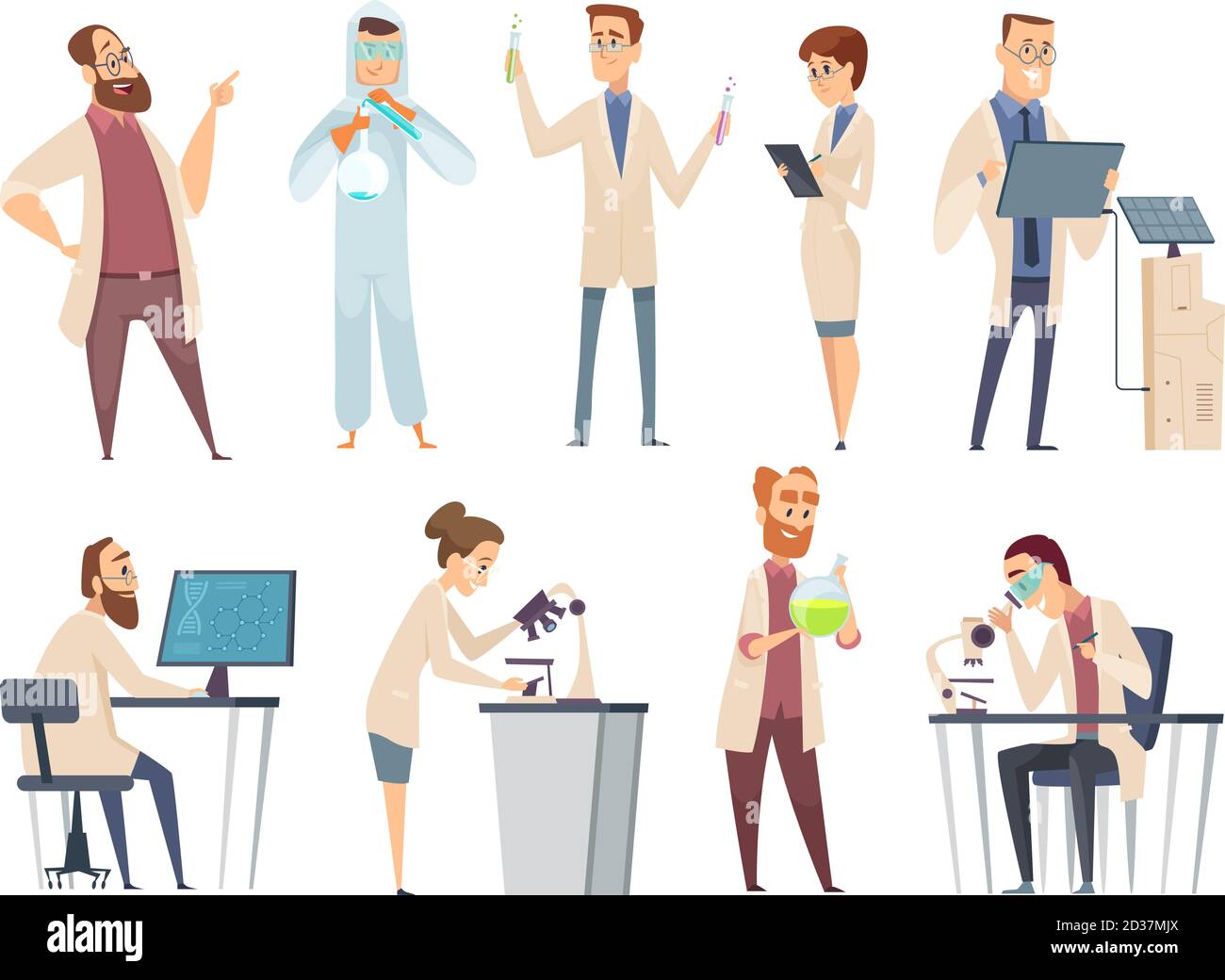 Scientist working in lab laboratory Cut Out Stock Images & Pictures - Alamy