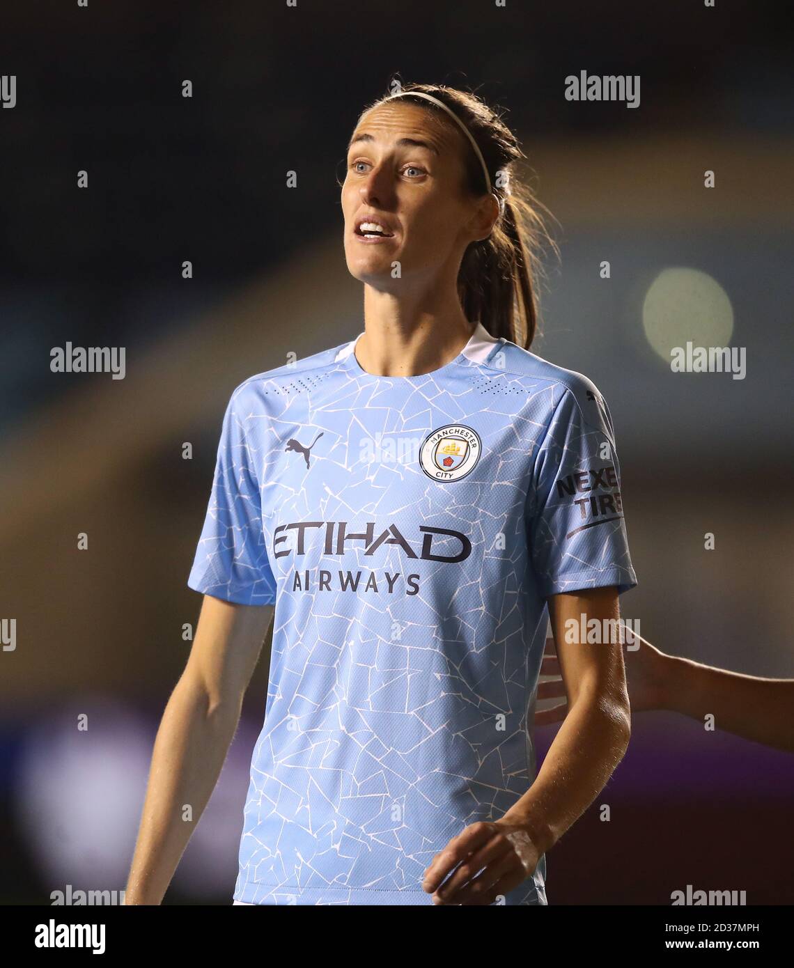 Manchester City women's Jill Scott during the FA Continental League Cup ...