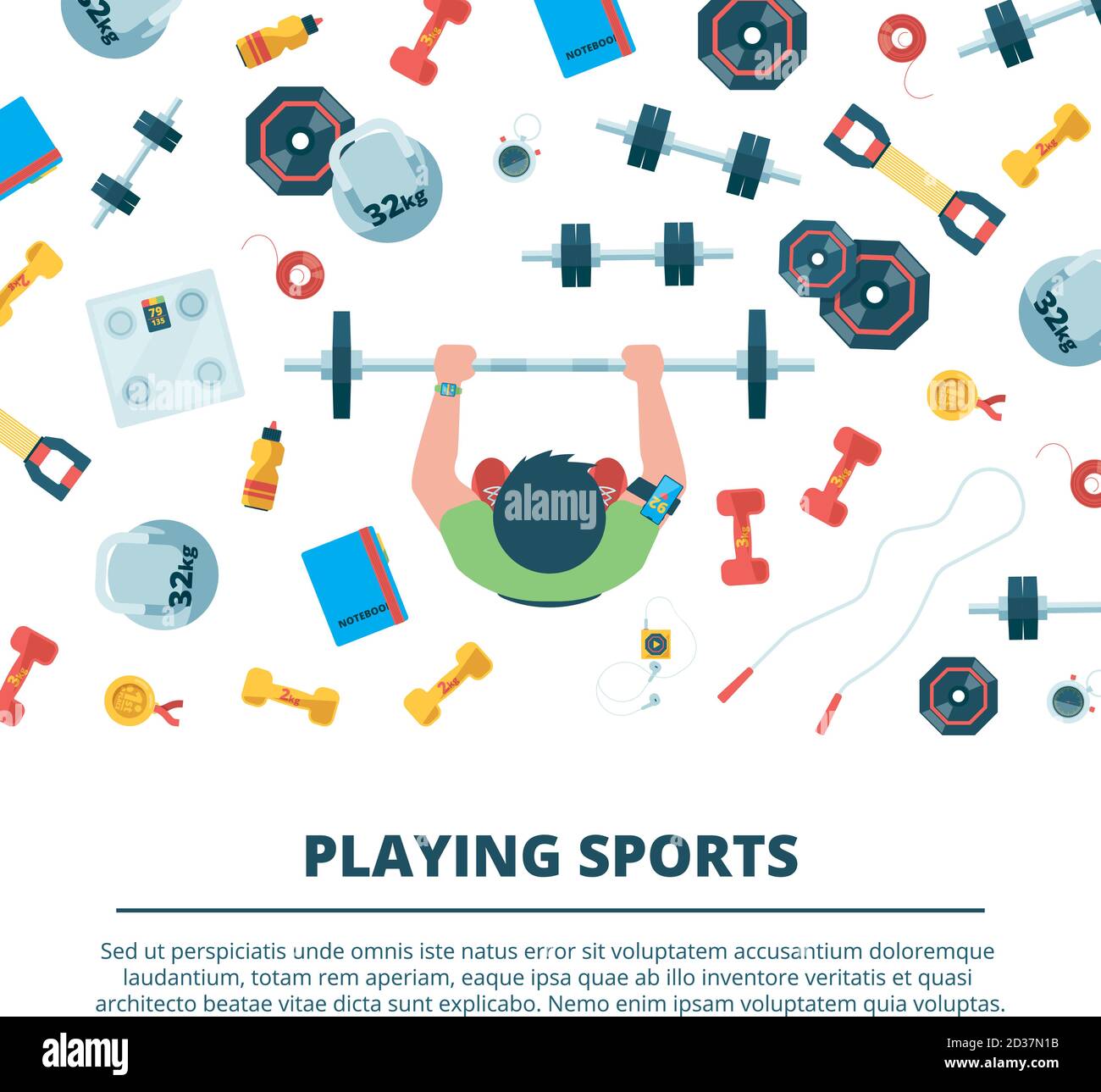 Gym Background Clipart