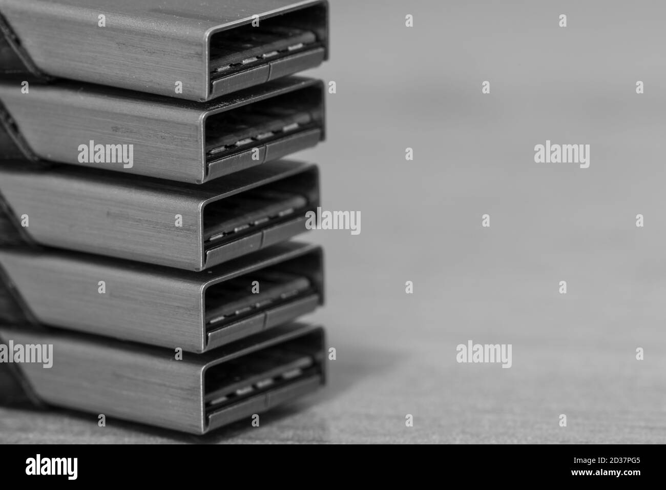 Macro shot of a stack of USB memory sticks Stock Photo - Alamy