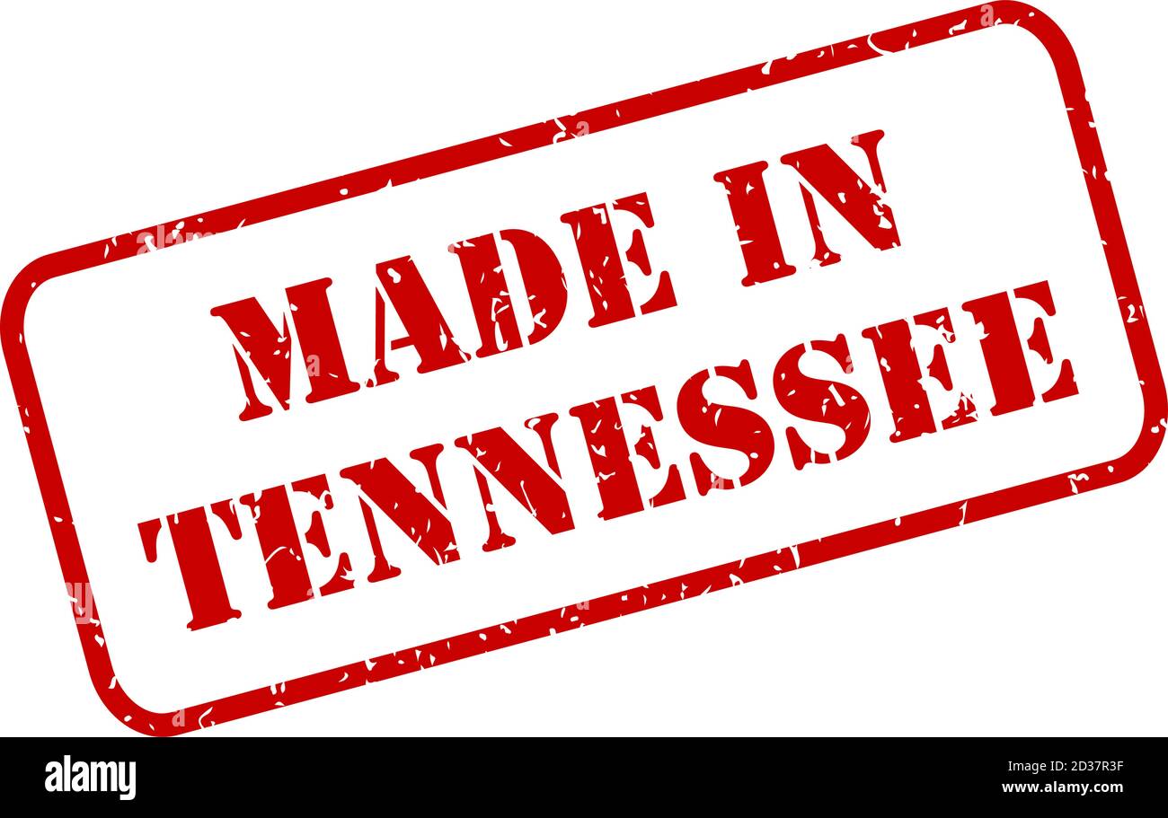 Made in Tennessee state sign in rubber stamp style vector Stock Vector ...