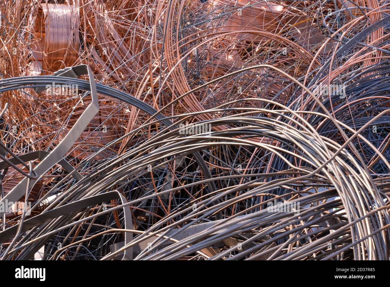 Metal Ready for Recycling Stock Photo - Alamy