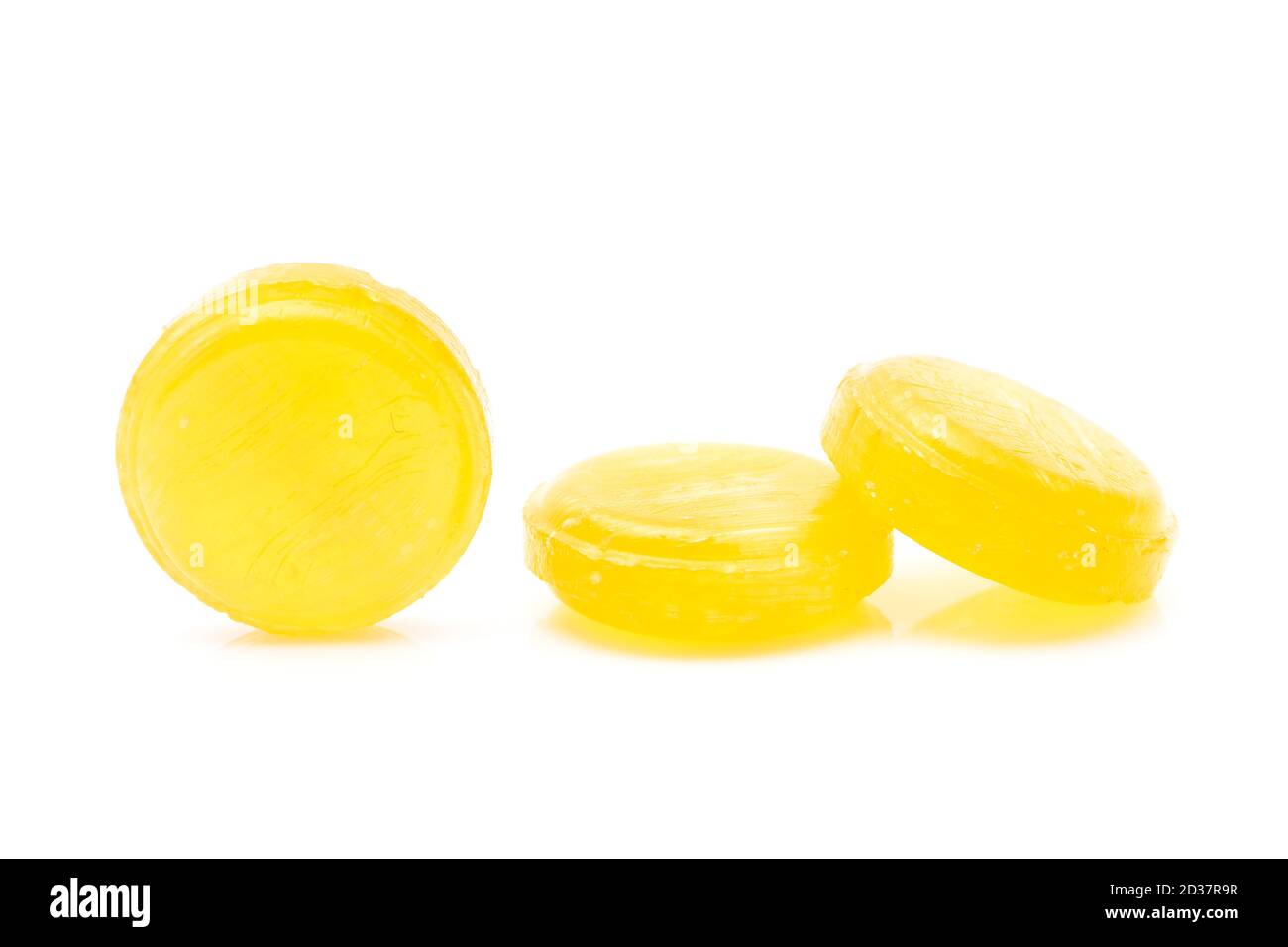 Lemon drop candy hi-res stock photography and images - Alamy
