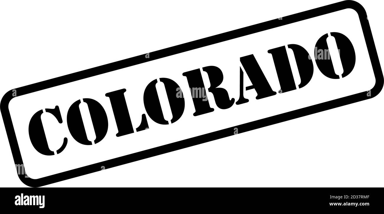 Colorado stamp hi-res stock photography and images - Alamy