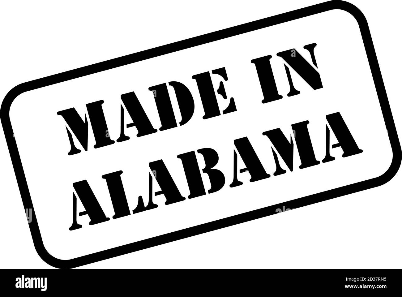 Made in Alabama state sign in rubber stamp style vector Stock Vector ...