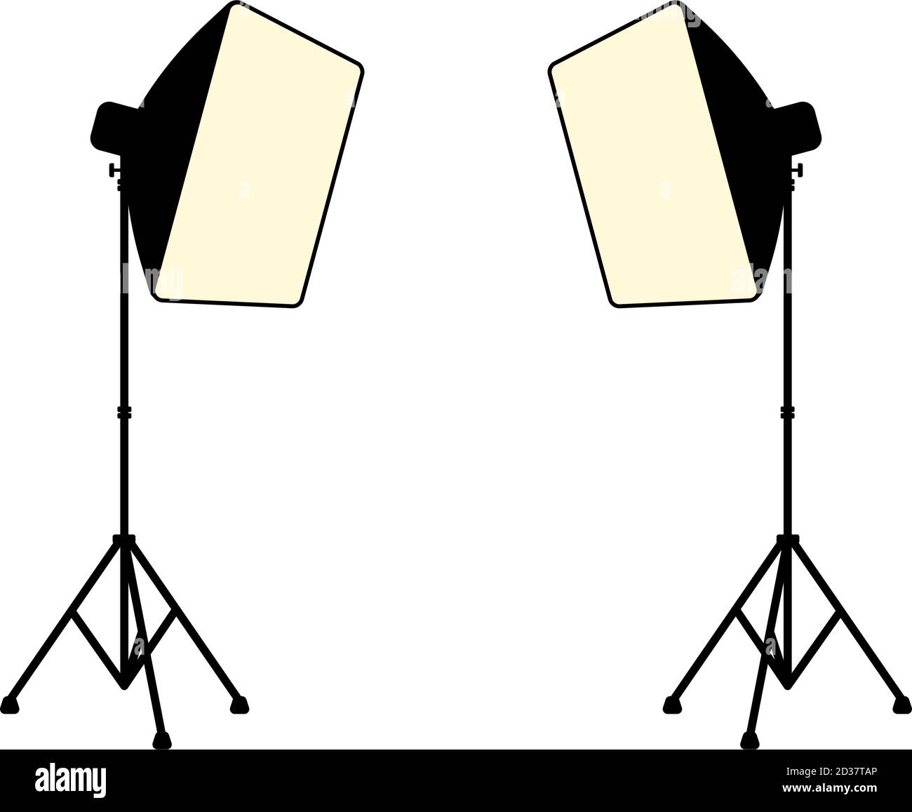 Studio flash on stand Stock Vector Images - Alamy