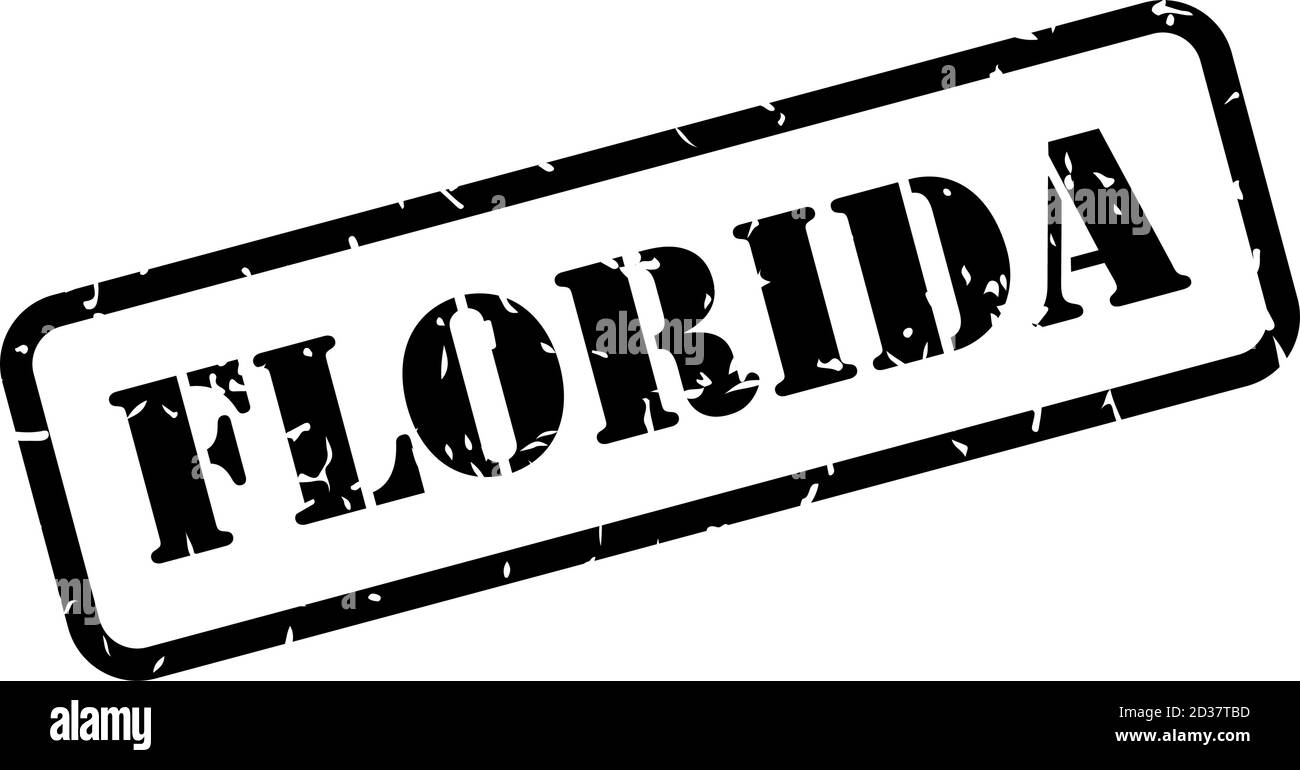 Florida sign in rubber stamp style vector Stock Vector Image & Art - Alamy