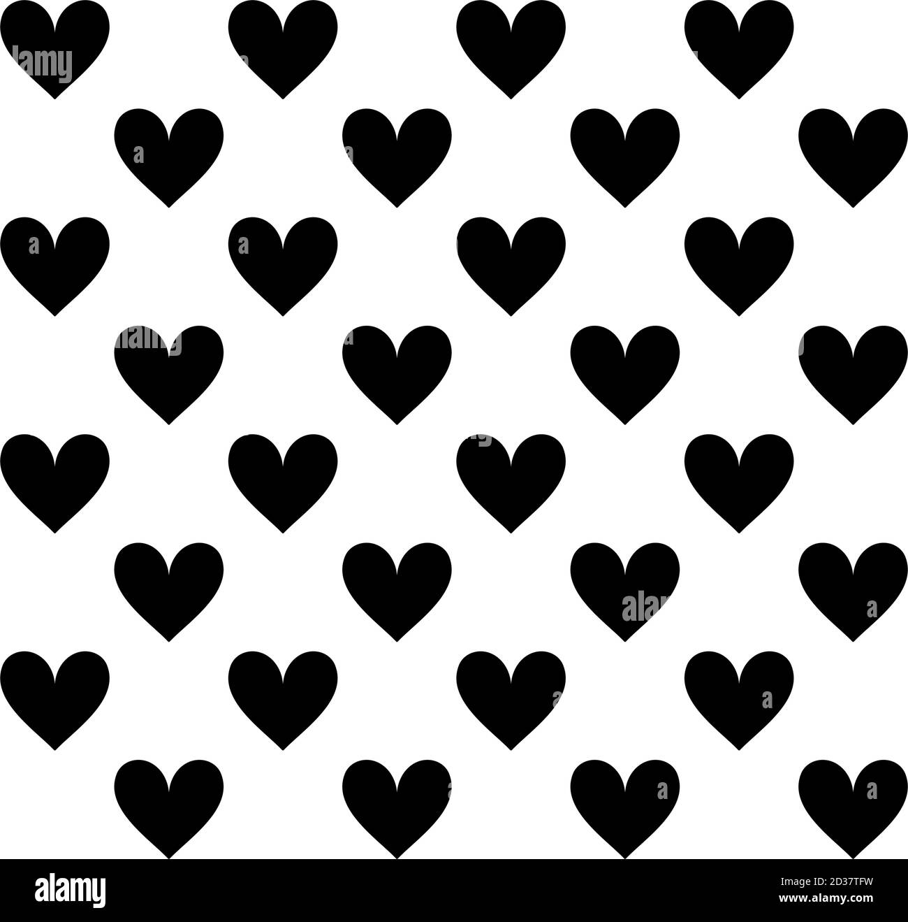 Love heart shape in repeating pattern vector Stock Vector Image & Art ...